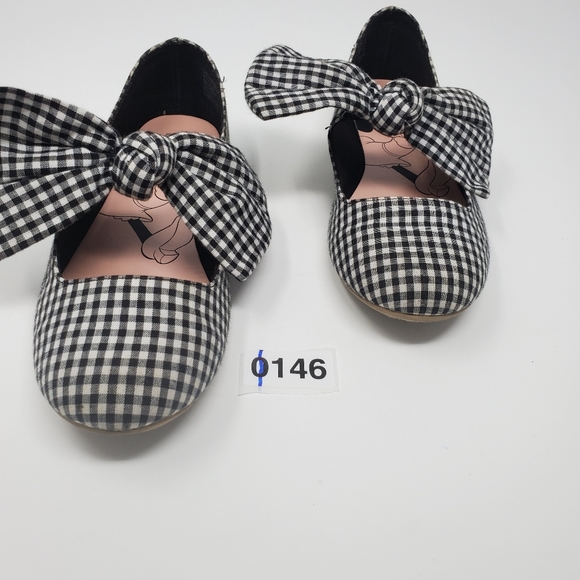 Disney | Shoes | Disney Minnie Mouse Flats Black White Checkered | Poshmark